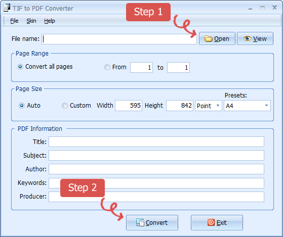 Tutorial: How to Convert TIF/TIFF to PDF Tutorial: How to Convert TIF/TIFF to PDF